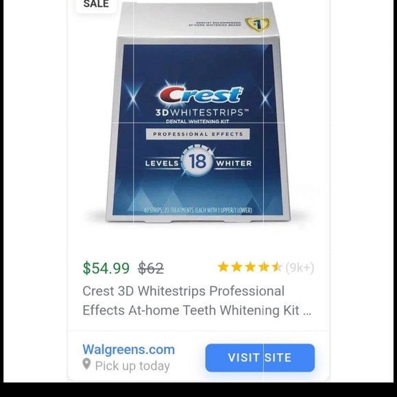 Crest | Other | Crest 3d Whitestrips Level 8professional Effects | Poshmark